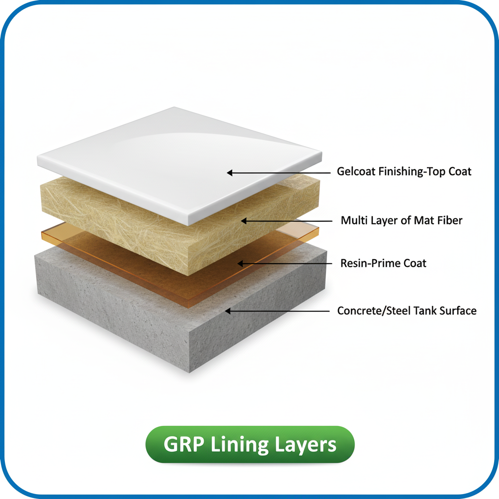 Top GRP lining waterproofing company in Dubai,UAE | SEALSEVEN